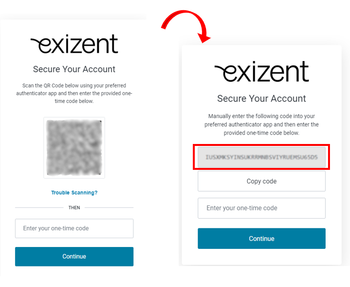 How do I set up MFA using the Microsoft Authenticator app?